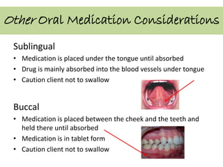 Medication administration via the gastrointestinal (gi) | PPT