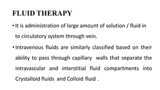 Medication and fluid therapy.pptx