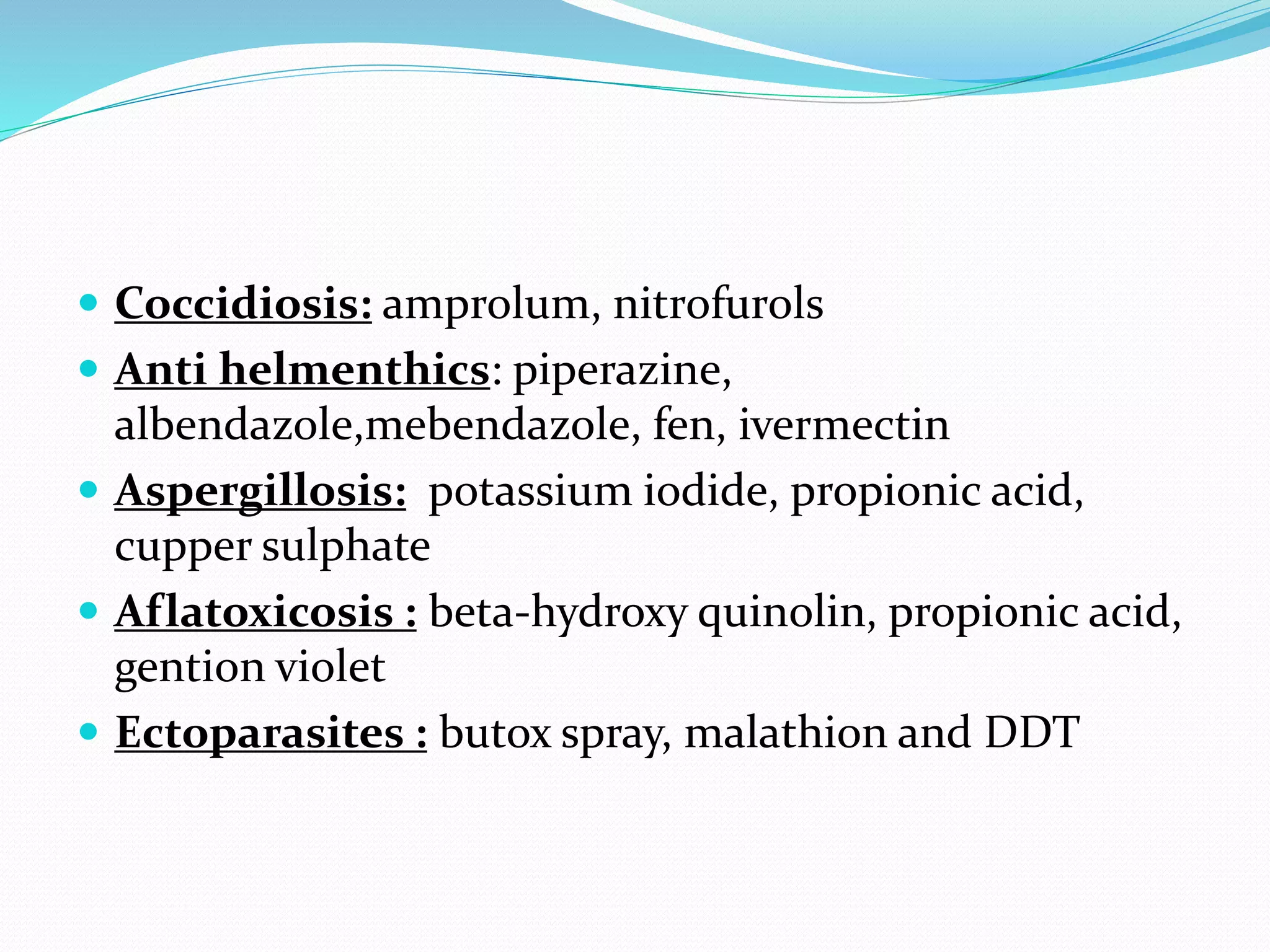 General principles of poultry medication | PPTX