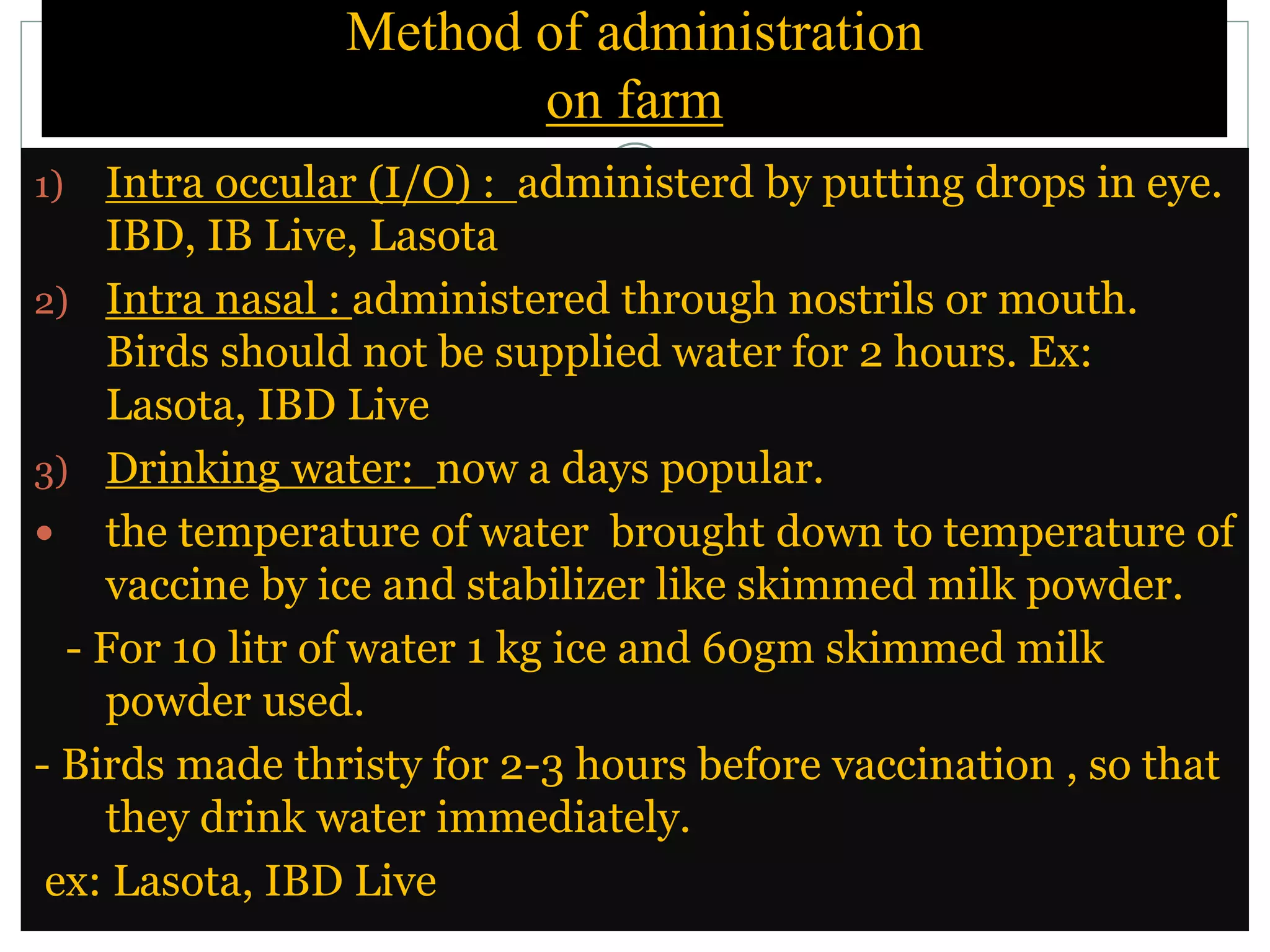 Medication and health care poultry | PPTX