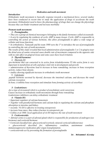 medication and tooth movement.docx