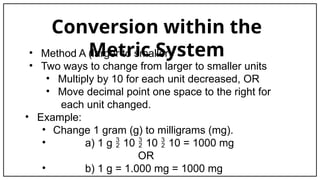 Medication Calculation from Nursing 231 SIUE | PPT