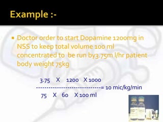 Medication calculation | PPTX