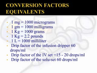 Medication calculation | PPTX