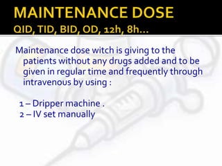 Medication calculation | PPTX