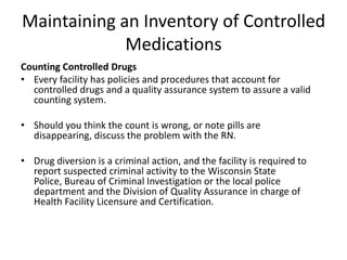Medication documentation and safety | PPTX