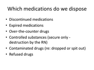 Medication documentation and safety | PPTX