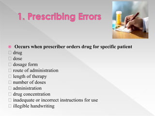 Medication error | PPTX