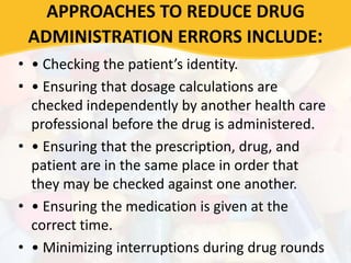 Medication error | PPTX