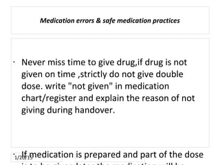 Medication error | ODP