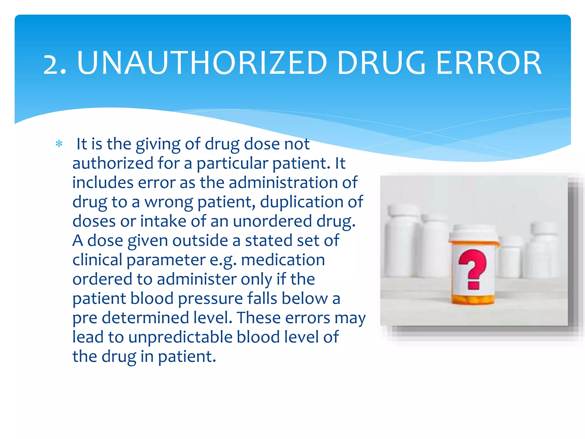 Medication error | PPTX