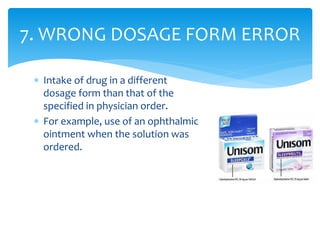 Medication error | PPTX