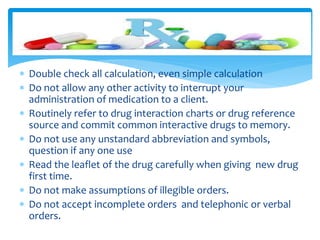Medication error | PPTX
