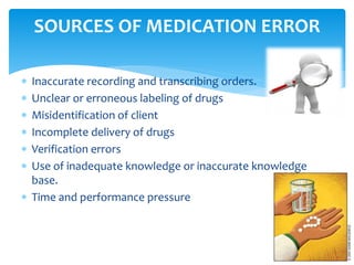 Medication error | PPTX