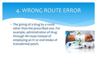 Medication error | PPTX