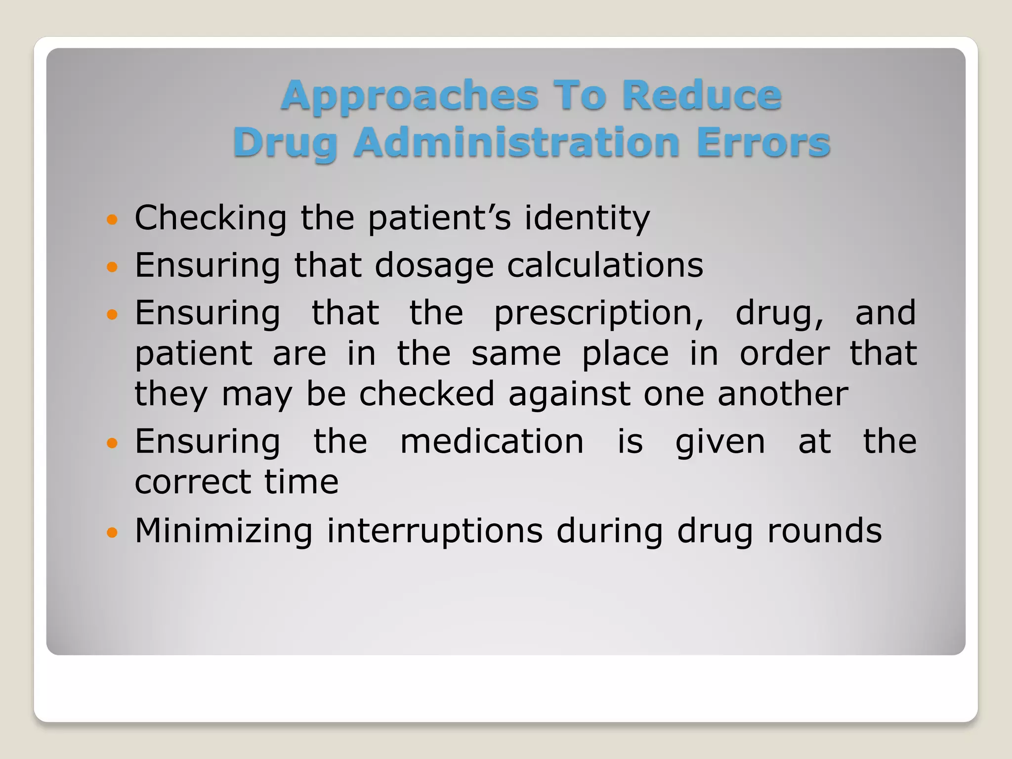 Medication error | PDF
