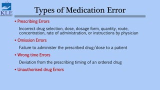 Medication error | PPTX
