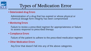 Medication error | PPTX