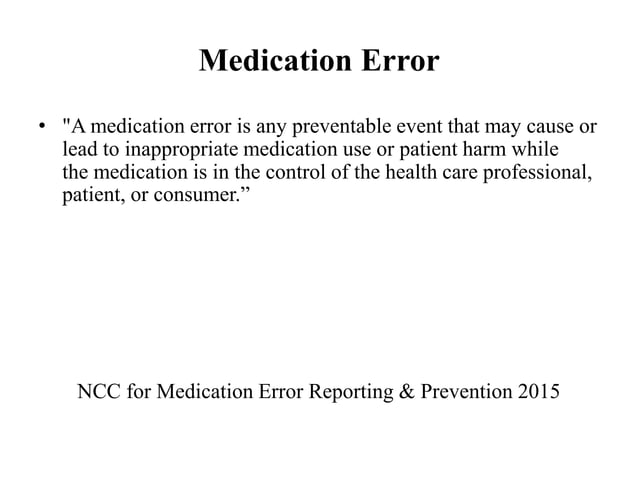 Medication Error.pptx