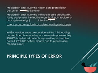 Pharmacovigilance, Medication Error & Patient Safety.pptx