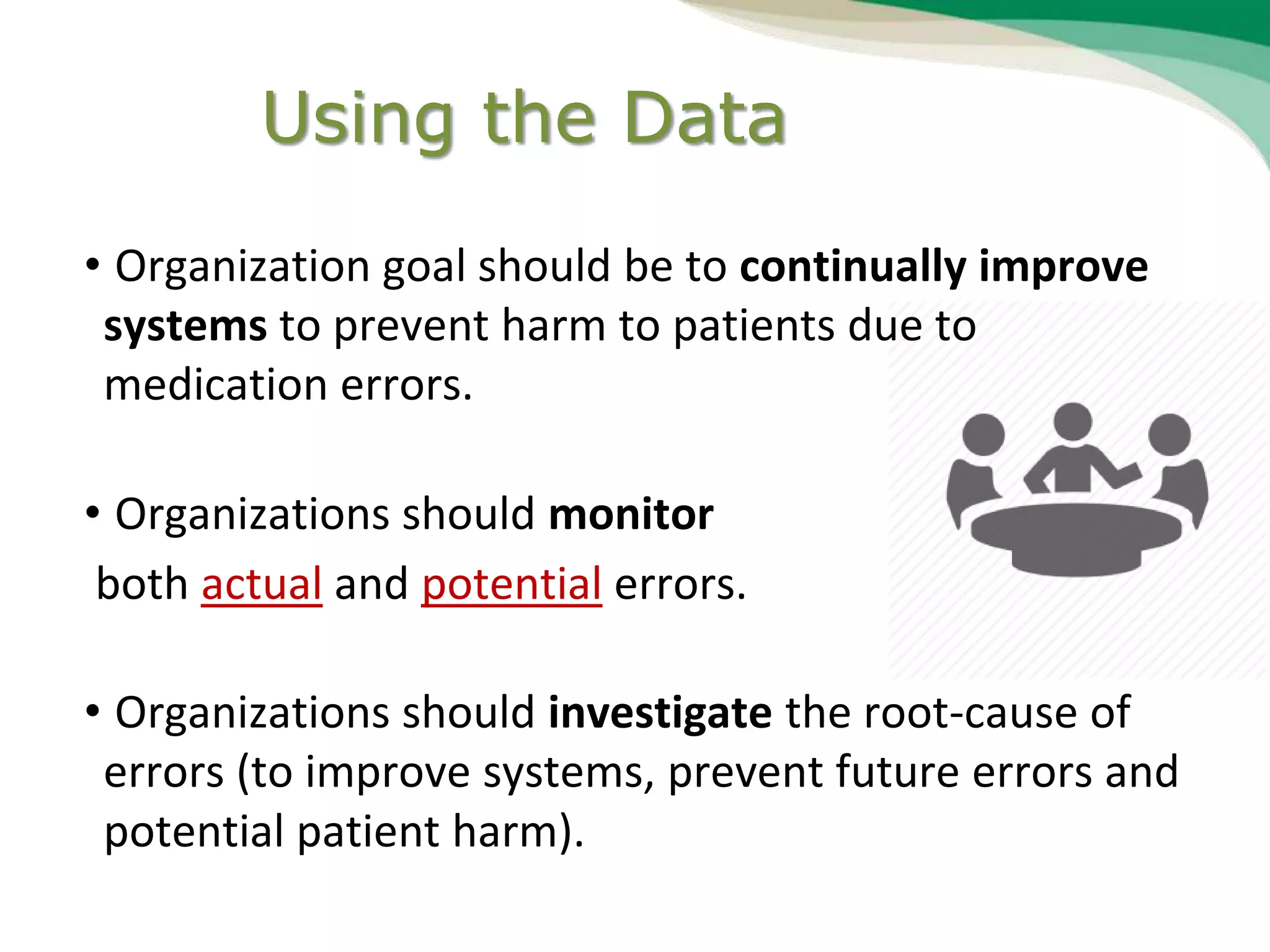 Medication error reporting system | PPT