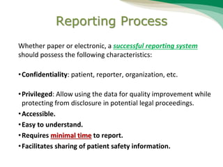 Medication error reporting system | PPT