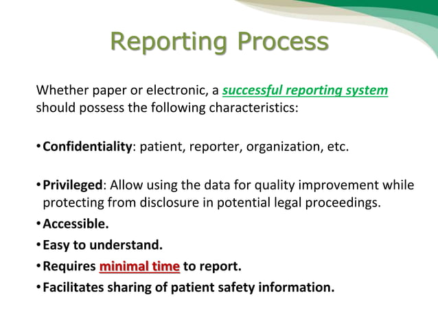 Medication error reporting system | PPT