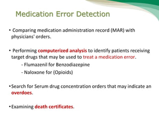 Medication error reporting system | PPT