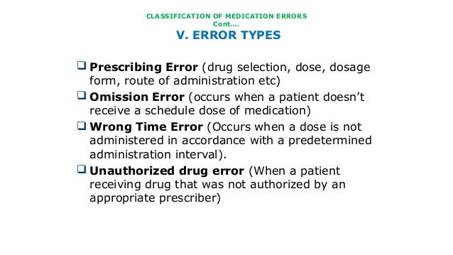 Medication errors Dr-Z Pharmacy Practice Lecture