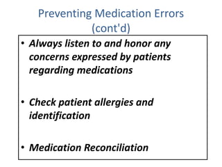 Medication errors | PPTX