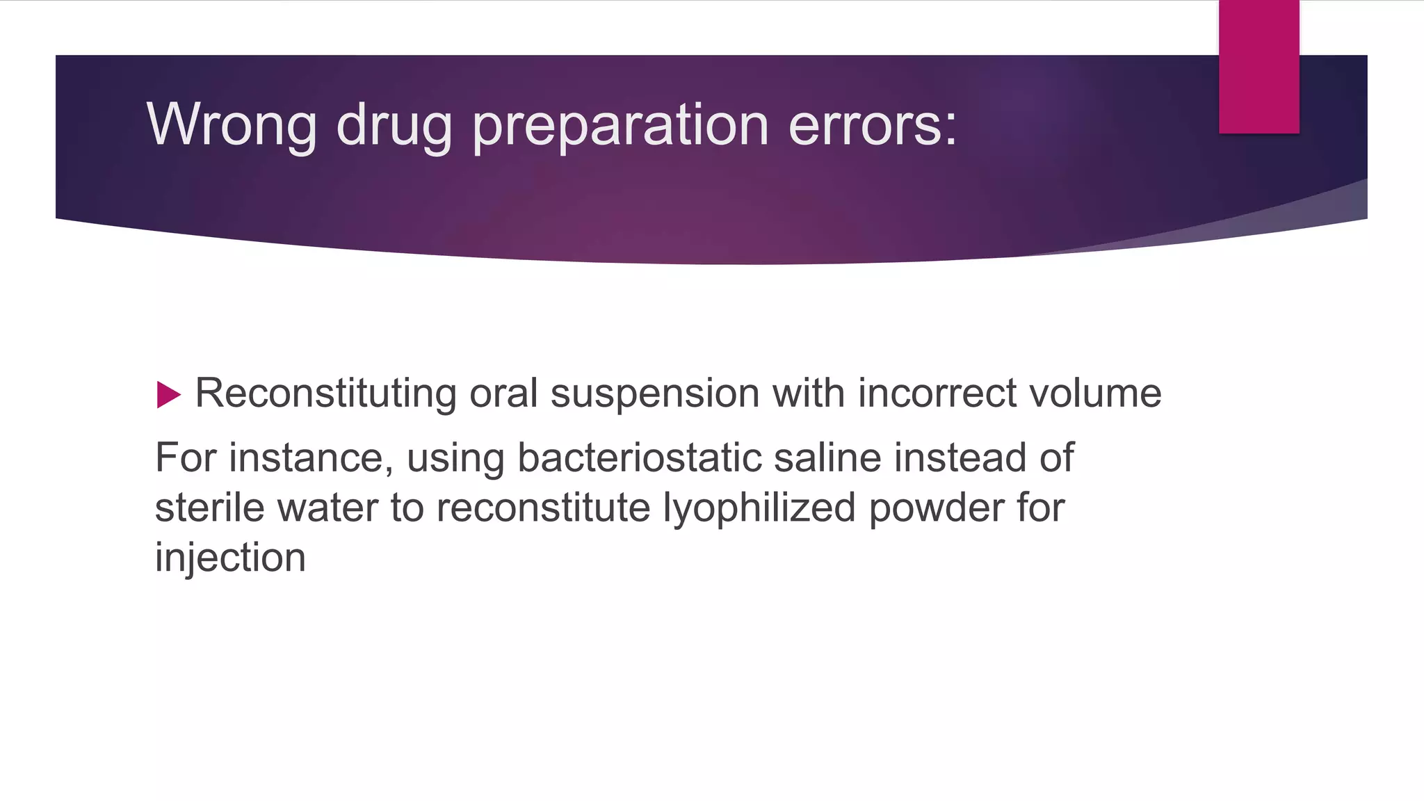 Medication errors | PPTX
