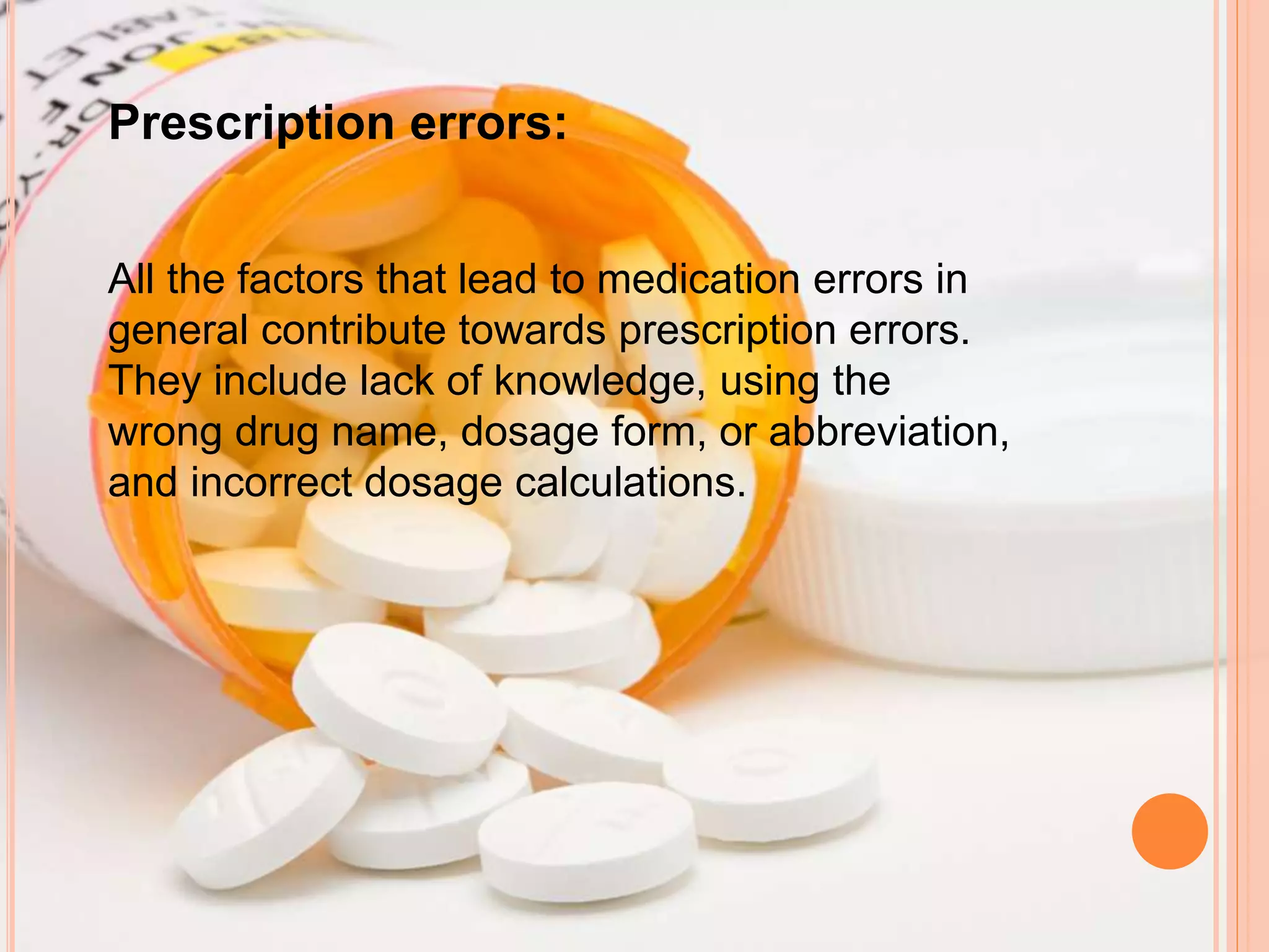 Medication Errors M Pharm | PPTX