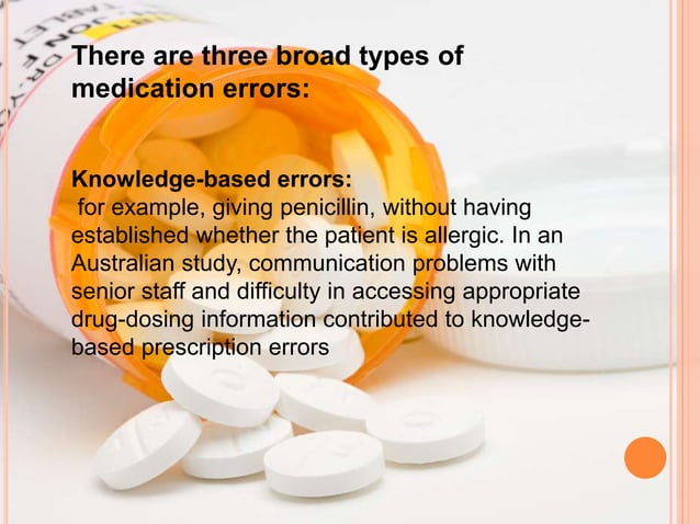 Medication Errors M Pharm | PPTX | Pharmaceutical Industry | Industries