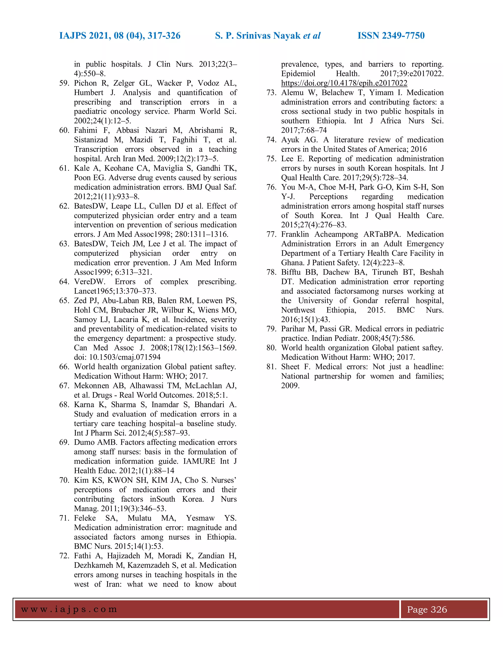 Medication errors and_consequences publication | PDF