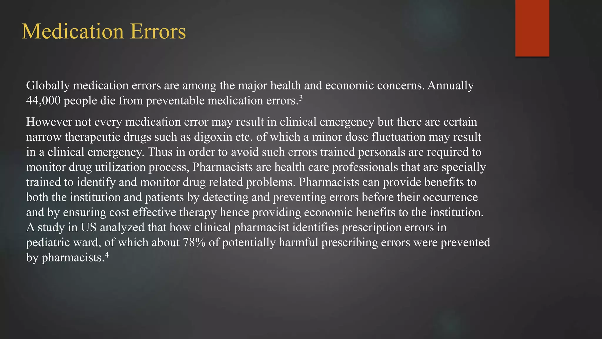 Medication errors in pediatric prescriptions | PPTX