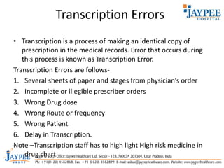 Medication errors | PPTX