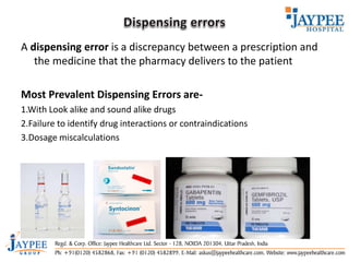 Medication errors | PPTX