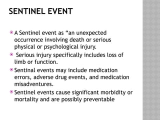 MEDICATION ERROR full detailed presentation | PPTX