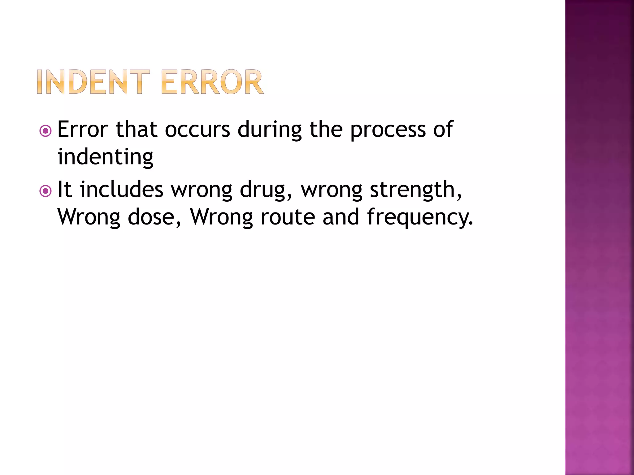 Medication errors ppt | PPTX