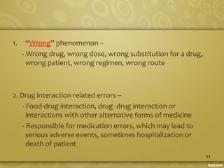 Medication errors | PPT