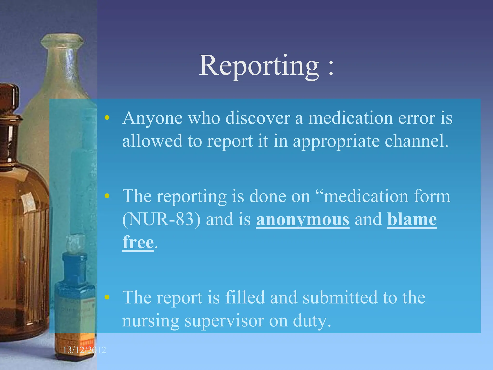 Medication Guidelines to Be Used in Healthcare Sector | PPTX