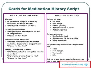 Medication history | PPT