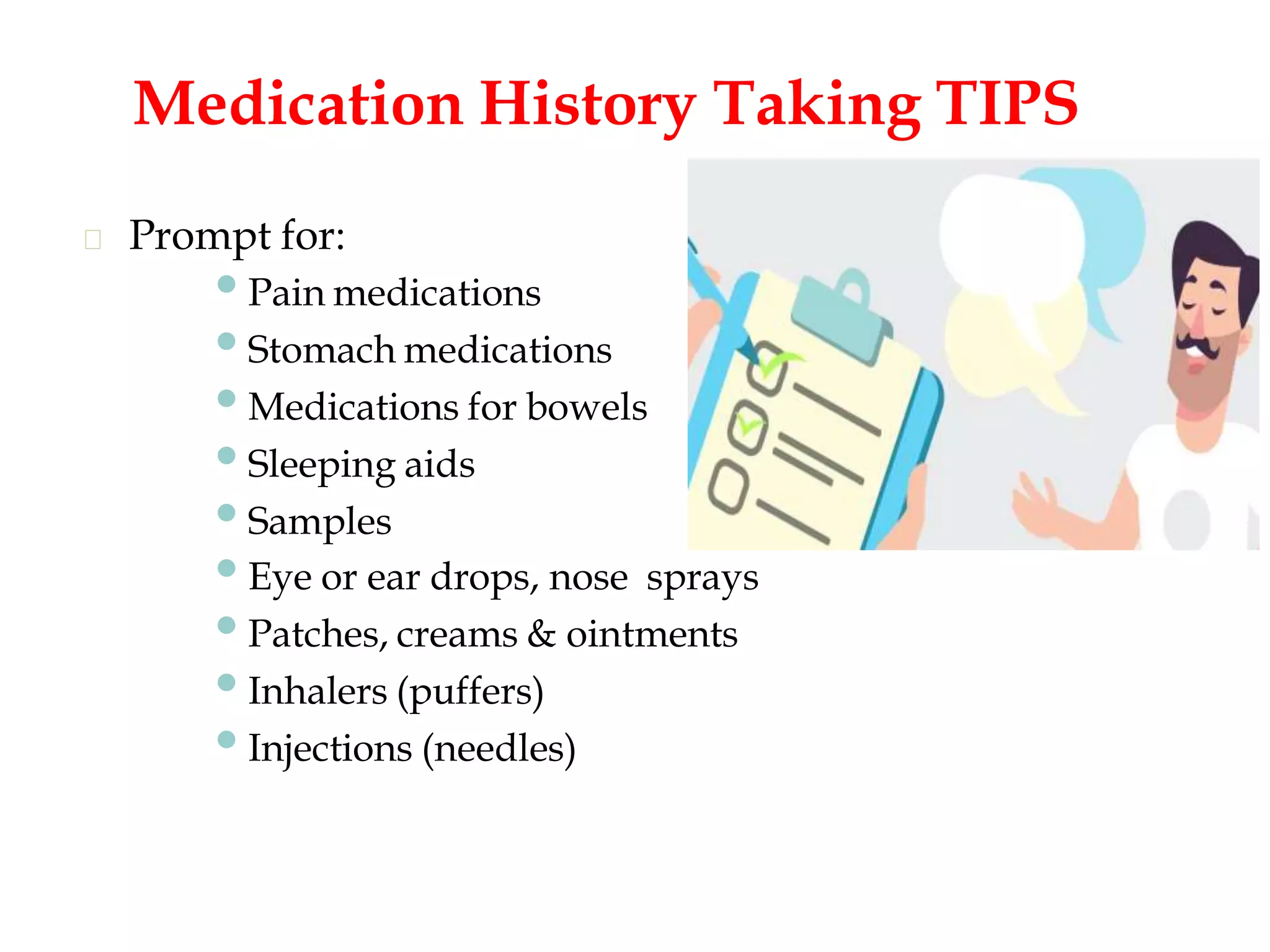 Medication history interview | PDF