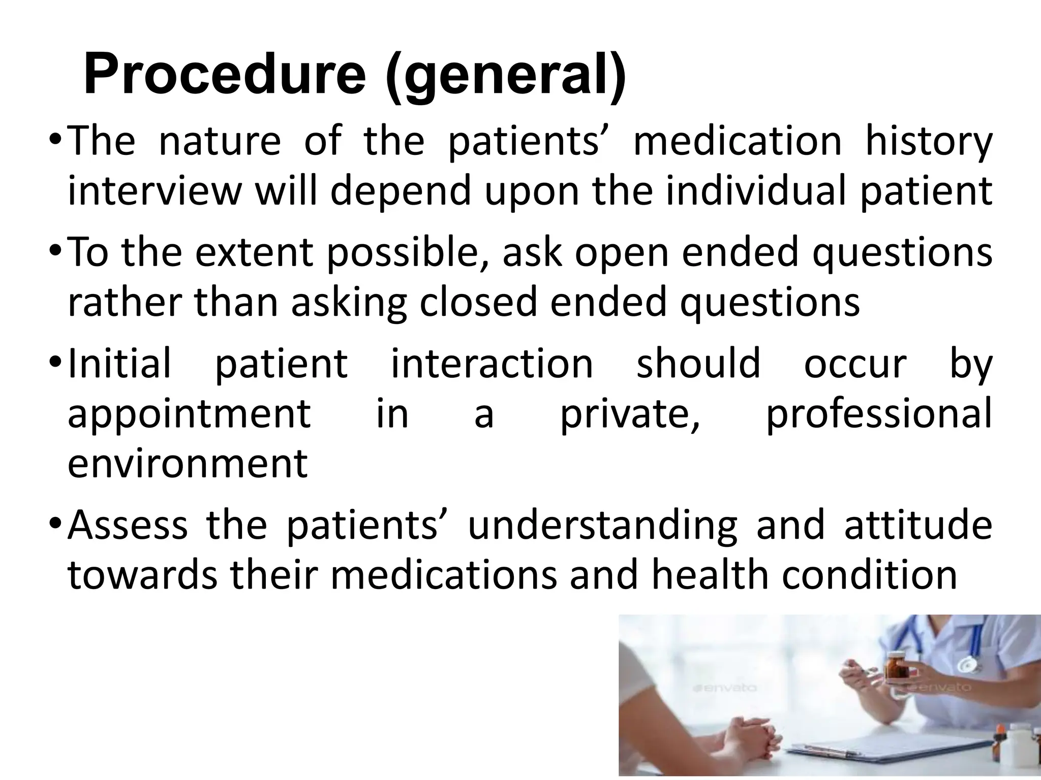 Medication History Interview.ppt