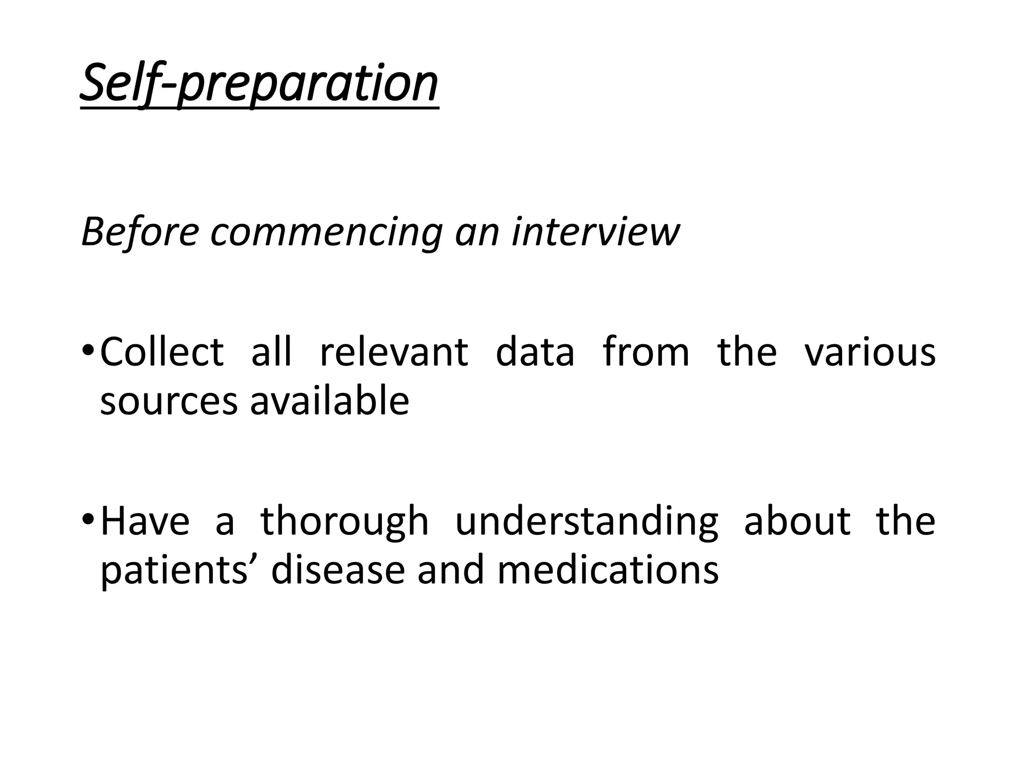 Medication History Interview.ppt