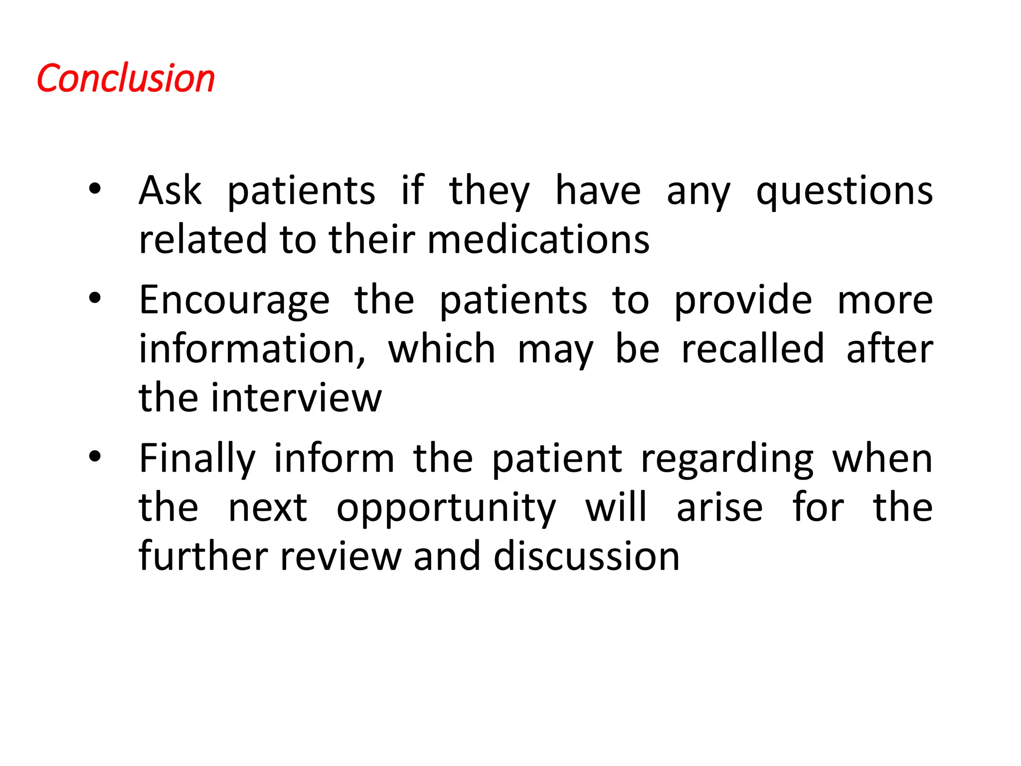 Medication History Interview.ppt
