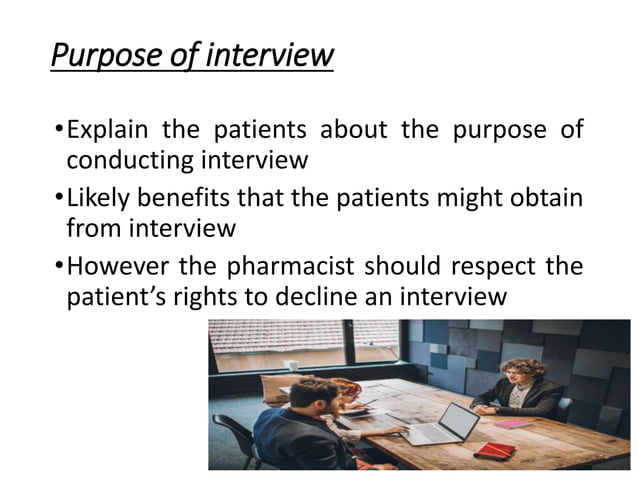 Medication History Interview.ppt