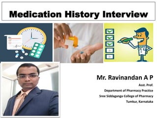 Medication History Interview.ppt