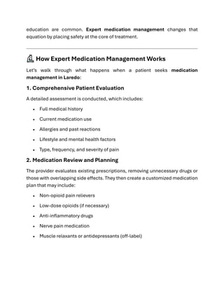 Laredo’s Guide to Effective Medication Management | PDF