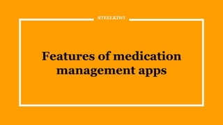 Medication Management App Development | PPTX